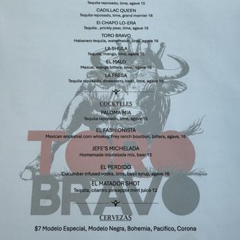 TORO BRAVO - Updated July 2025 - 193 Photos & 62 Reviews - 50 N Sierra ...