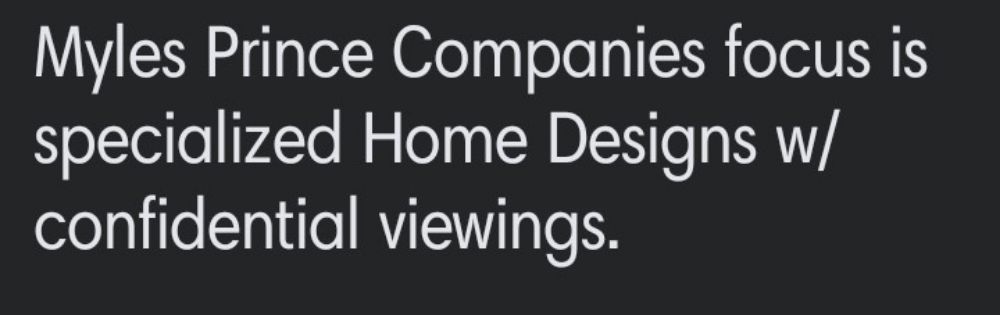 MYLES PRINCE COMPANIES - Updated November 2024 - Request Consultation ...