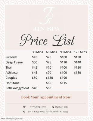 JIN SPA - Updated December 2025 - 28 Reviews - 608 N Kings Hwy, Myrtle Beach, South Carolina ...