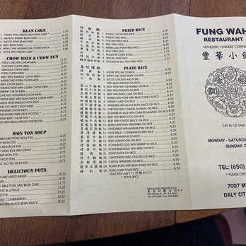 FUNG WAH RESTAURANT - 500 Photos & 218 Reviews - 7007 Mission St, Daly ...