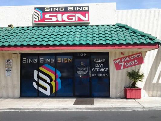 SING SING SIGN - 15 Photos & 54 Reviews - 4300 Spring Mountain Rd, Las ...