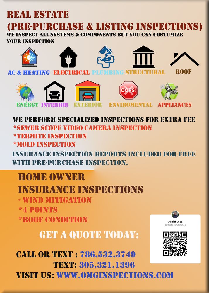O.M.G INSPECTIONS - Updated November 2024 - Miami, Florida - Home ...