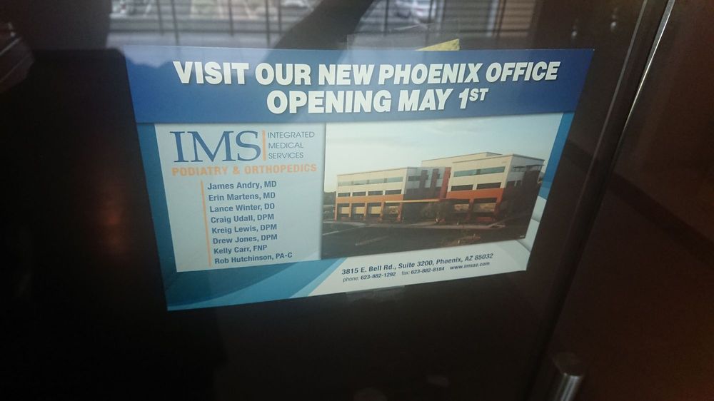 IMS ORTHOPEDICS - Orthopedists - 3815 E Bell Rd, Phoenix, AZ - Phone Number - Yelp