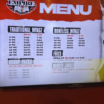 EMPIRE WINGZ - Updated December 2025 - 32 Photos & 63 Reviews - 8032 ...