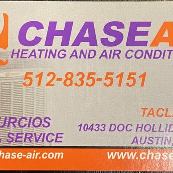 CHASE AIR - Updated May 2025 - Austin, Texas - Heating & Air ...