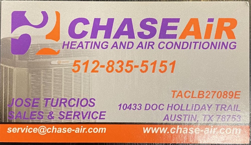 CHASE AIR - Updated May 2025 - Austin, Texas - Heating & Air ...
