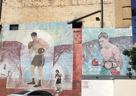ICONIC BOXERS GRAFFITI WALL - 212 E Mills Ave, El Paso, Texas - Public ...