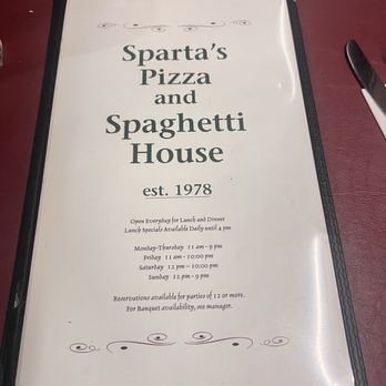 SPARTA’S PIZZA & PASTA HOUSE - BOTHELL - Updated January 2026 - 203 ...