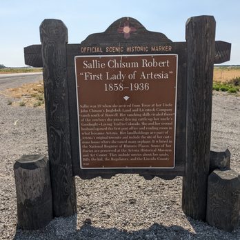 SALLIE CHISUM ROBERT HISTORICAL MARKER - 11032 Lovington Hwy, Artesia ...