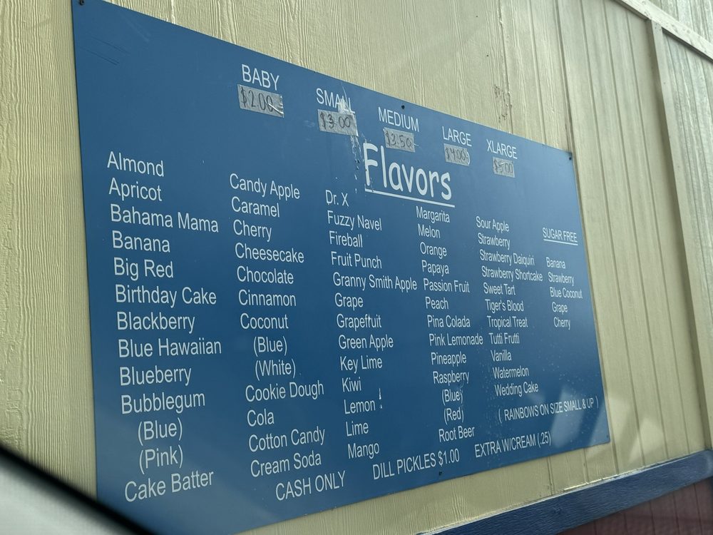 SNO CONE SHACK - Updated June 2024 - 10 Photos & 11 Reviews - 469 E ...