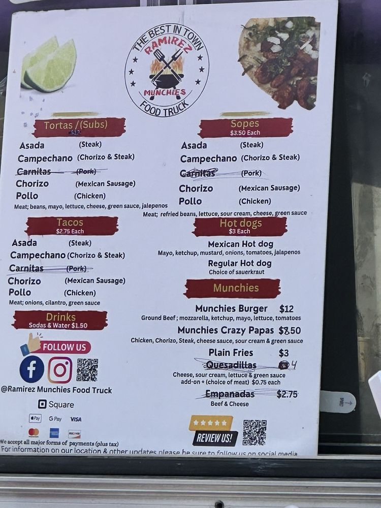 RAMIREZ MUNCHIES - Updated October 2025 - Fort Lawn, South Carolina - Food Trucks - Phone Number ...