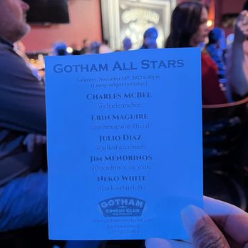 GOTHAM COMEDY CLUB - Updated December 2025 - 261 Photos & 557 Reviews ...