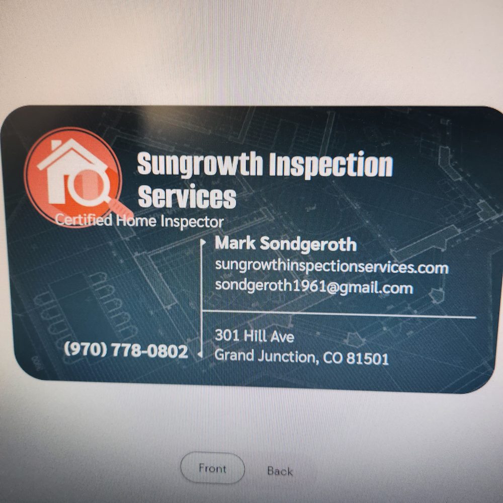 SUNGROWTH INSPECTION SERVICES - Grand Junction, Colorado - Home ...