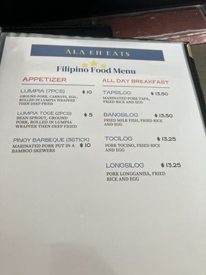 ALA EH EATS FILIPINO FOOD AND SUSHI - Updated May 2024 - 9407 Westport ...