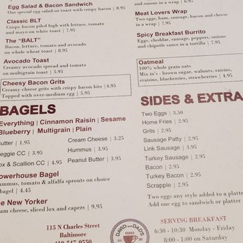 DAVID AND DAD’S CAFE - 186 Photos & 243 Reviews - 115 N Charles St ...