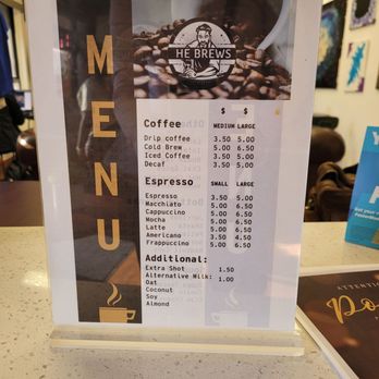 HE BREWS COFFEE - Updated October 2025 - 50 Reviews & 100 Photos - 1540 ...