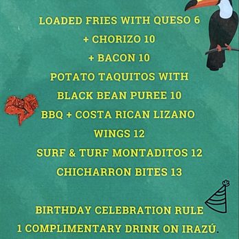 IRAZÚ COSTA RICAN RESTAURANT & CATERING - Updated January 2026 - 1396 ...