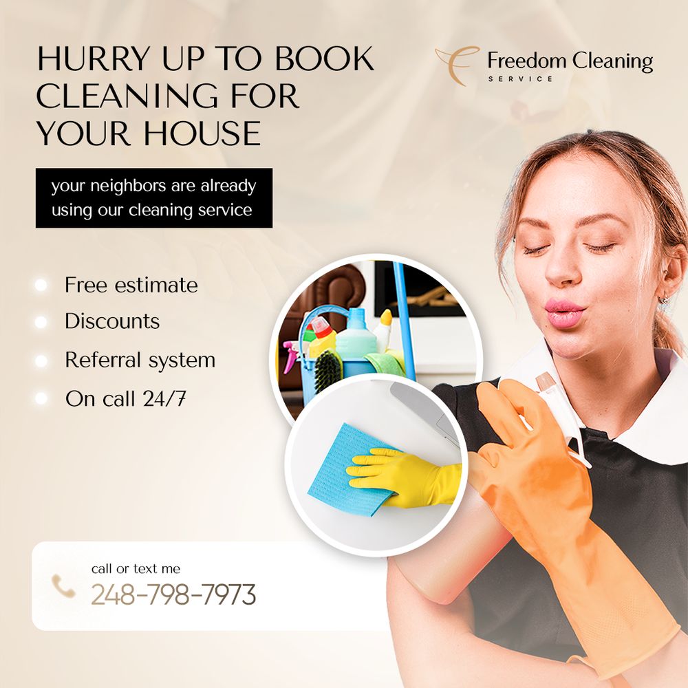 FREEDOM CLEANING SERVICE - Updated October 2024 - Bloomfield Township ...
