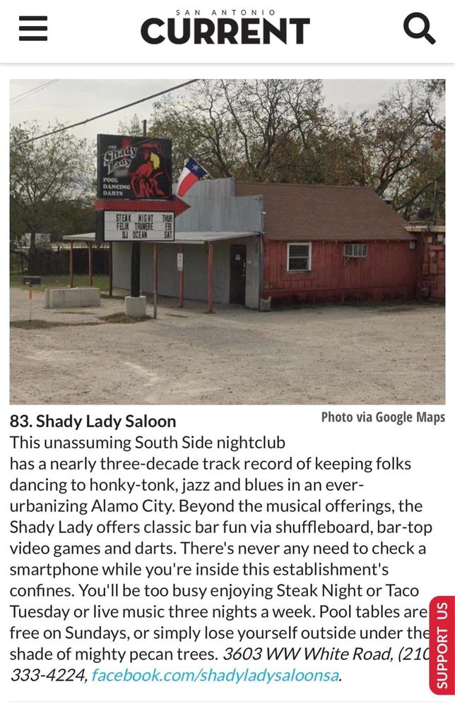SHADY LADY SALOON - Updated December 2025 - 19 Photos & 17 Reviews ...