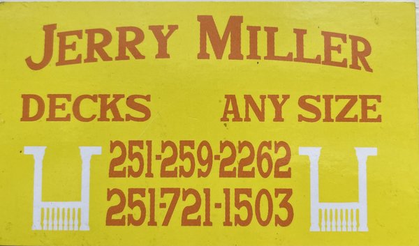 Jerry Miller Construction And Fencing, Wilmer, AL - MapQuest