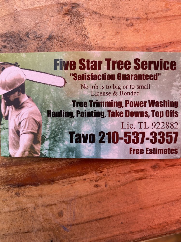 FIVE STAR TREE SERVICES - Updated September 2025 - Request a Quote ...