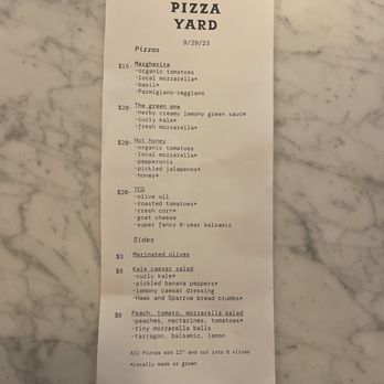 THE PIZZA YARD - Updated January 2025 - 70 Photos & 39 Reviews - 35 N ...