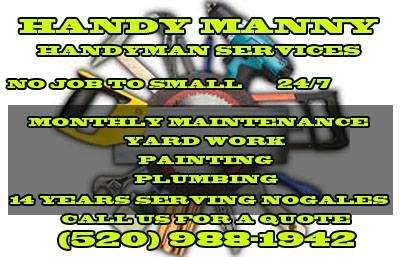 HANDY MANNY HANDYMAN SERVICES - Updated October 2025 - Nogales, Arizona ...