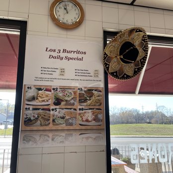 LOS 3 BURRITOS - Updated August 2025 - 42 Photos & 111 Reviews - 185 W ...