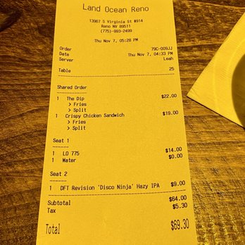 LAND OCEAN RESTAURANT RENO - Updated July 2025 - 1296 Photos & 823 ...