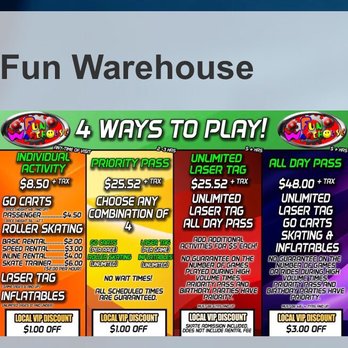 FUN WAREHOUSE - Updated June 2025 - 80 Photos & 64 Reviews - 2349 Dick ...