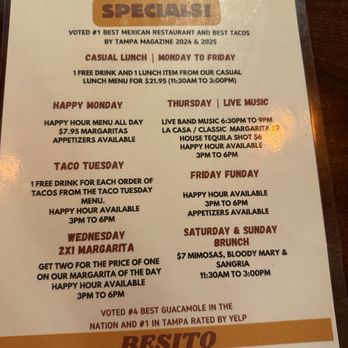 BESITO MEXICAN RESTAURANT - Updated September 2025 - 1985 Photos & 1662 ...