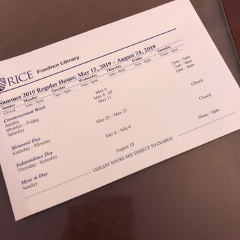 FONDREN LIBRARY - Updated December 2025 - 18 Reviews - 6100 Main St ...