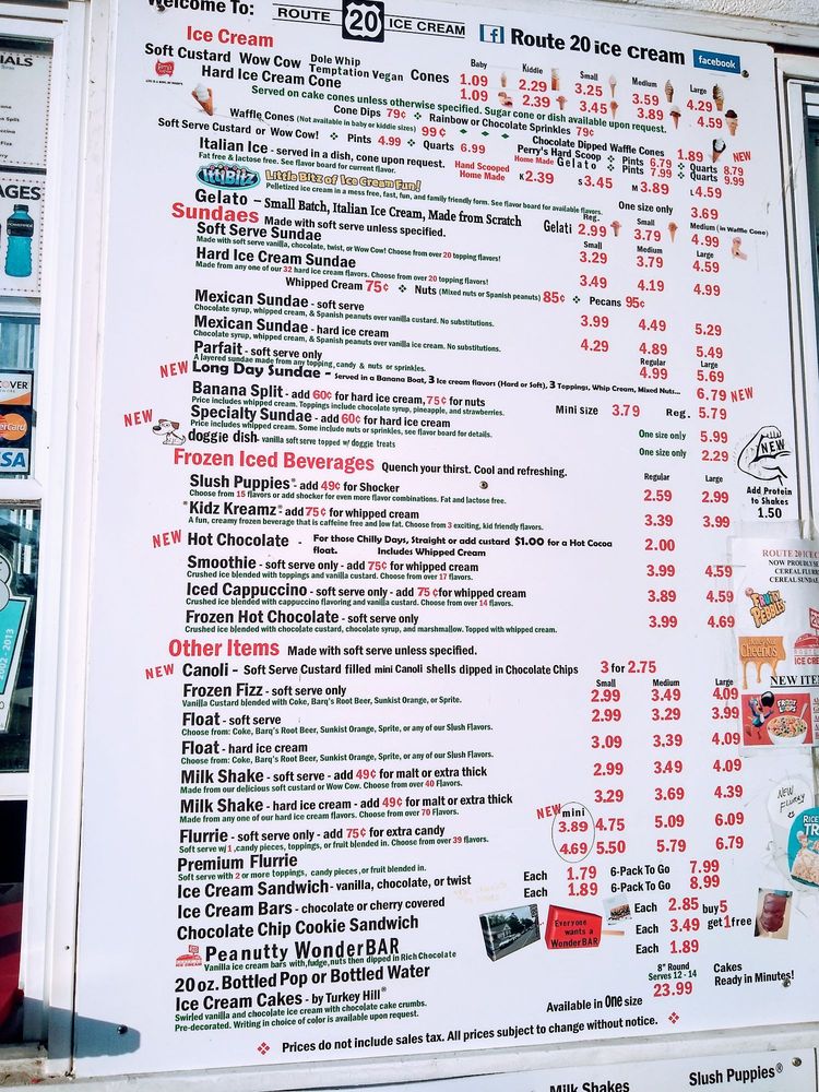 ROUTE 20 ICE CREAM - Updated June 2024 - 35 Photos & 35 Reviews - 2783 ...