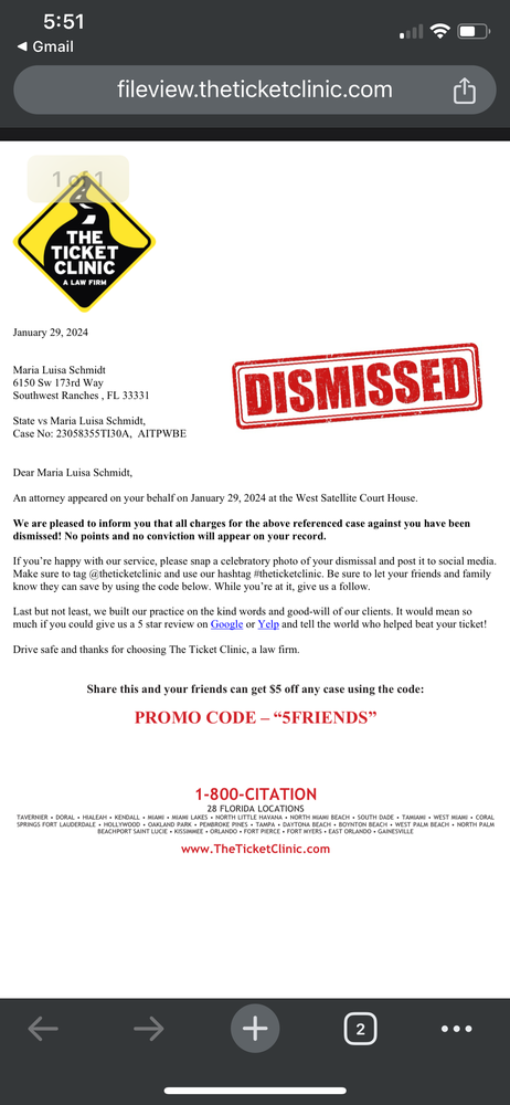 THE TICKET CLINIC - 1300 Baytree Road, Valdosta, Georgia - Traffic ...