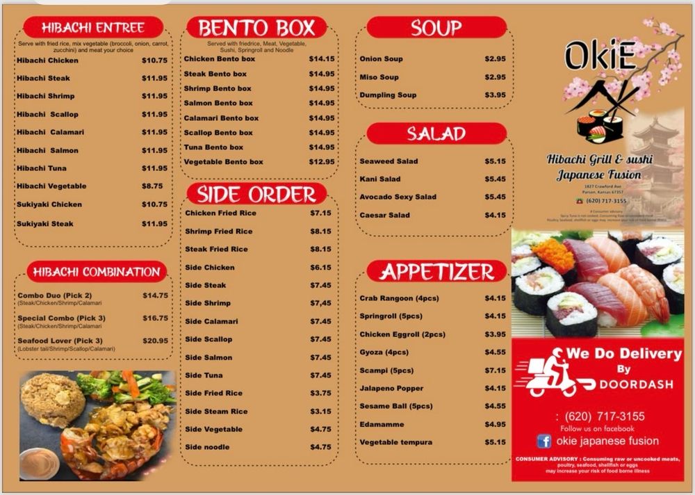 OKIE HIBACHI GRILL & SUSHI JAPANESE FUSION - Updated February 2025 ...