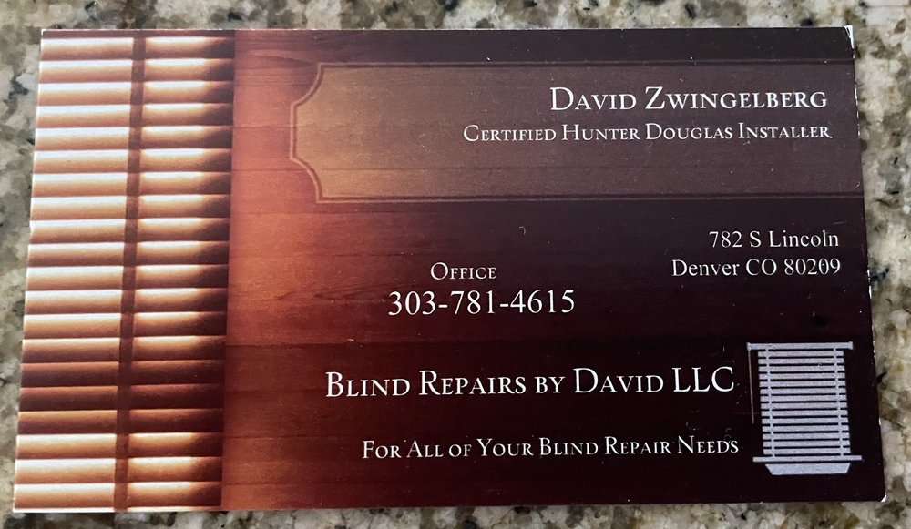 BLIND REPAIRS BY DAVID LLC - Updated December 2025 - 26 Reviews - 782 S ...