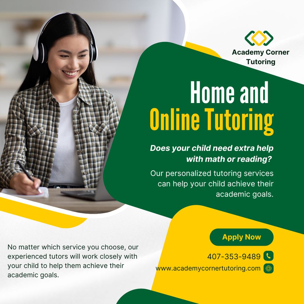 ACADEMY CORNER TUTORING - Updated December 2025 - Request Information ...