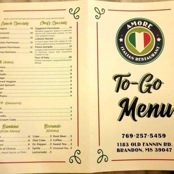 AMORE ITALIAN RESTAURANT - Updated July 2025 - 96 Photos & 45 Reviews ...