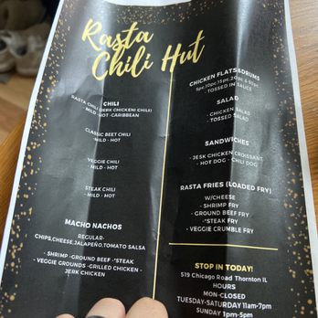 RASTA CHILI HUT - Updated October 2025 - 519 Chicago Rd, Thornton ...