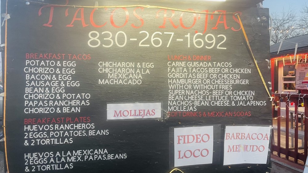 TACOS ROJAS - Updated August 2024 - 1106 W Comal St, Pearsall, Texas ...