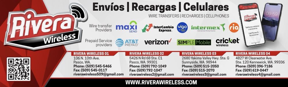 RIVERA WIRELESS 4 - Updated May 2024 - 4827 W Clearwater Ave, Kennewick ...