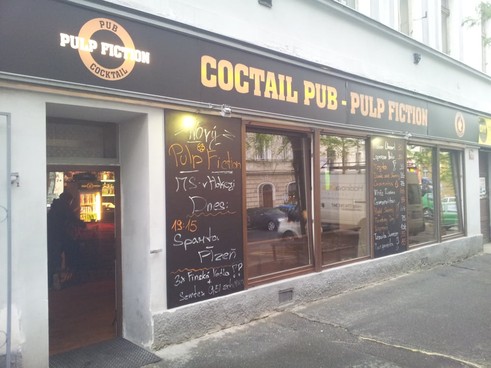 PULP FICTION CAFE-COCKTAIL BAR - Jagellonská 17, Praha, Czech Republic ...