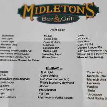 MIDLETON’S BAR & GRILL - Updated January 2026 - 80 Photos & 86 Reviews ...