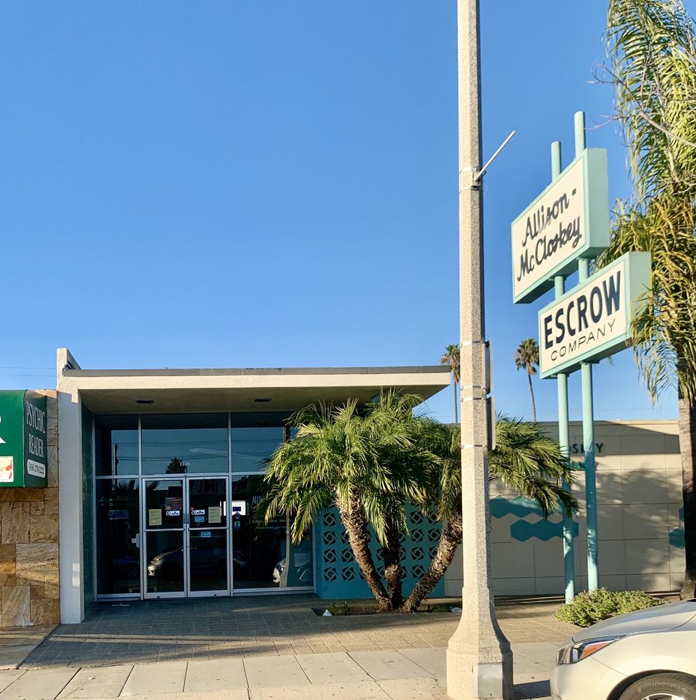 ALLISON-MCCLOSKEY ESCROW COMPANY - PACIFIC BEACH - Updated September ...