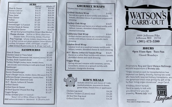WATSON’S CARRY OUT & CATERING - Updated December 2025 - 26 Photos & 44 ...
