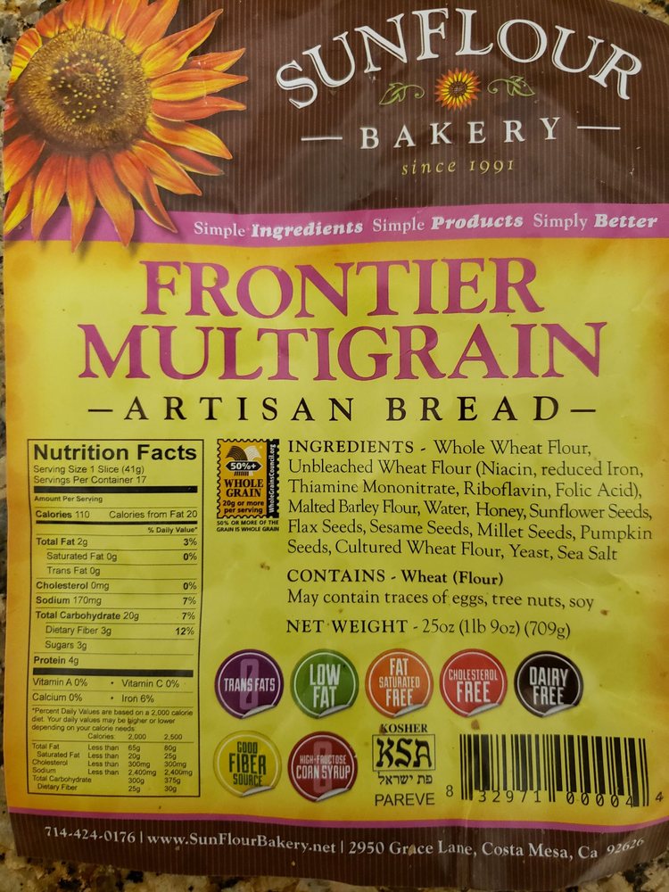 SUNFLOUR NATURAL BAKERY - 12 Photos & 17 Reviews - 2950 Grace Ln, Costa ...