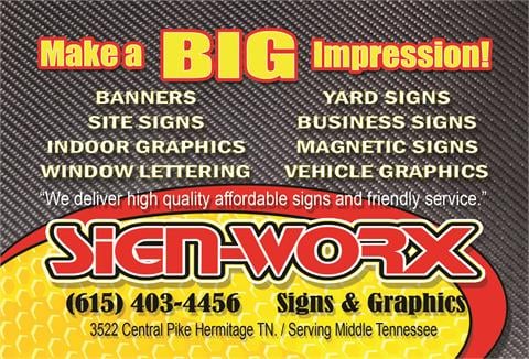 SIGN WORX SIGNS AND GRAPHICS - 3522 Central Pike, Hermitage, Tennessee ...