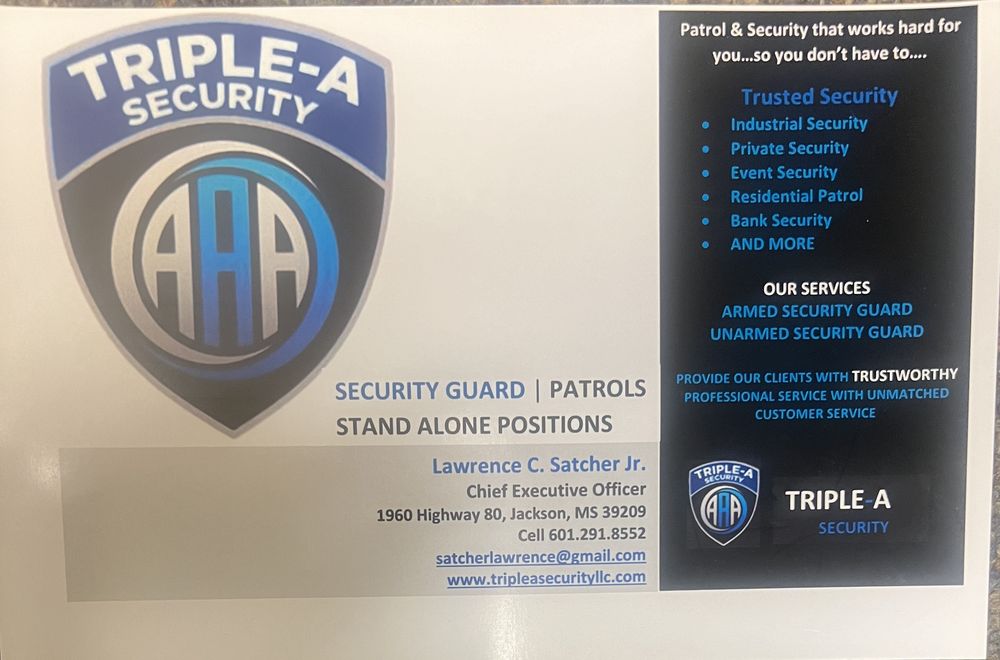 TRIPLE A SECURITY - Updated August 2025 - Request a Quote - 1960 Highway 80, Jackson ...