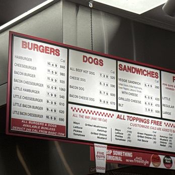 FIVE GUYS - Updated September 2025 - 43 Photos & 18 Reviews - 6451 E Nw ...