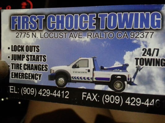 FIRST CHOICE TOW SERVICE - Updated December 2025 - 27 Photos & 10 ...